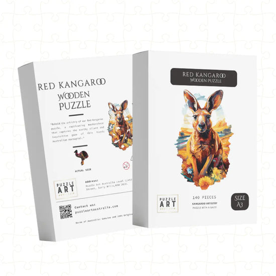 Big Red Roo – Puzzle Art Australia